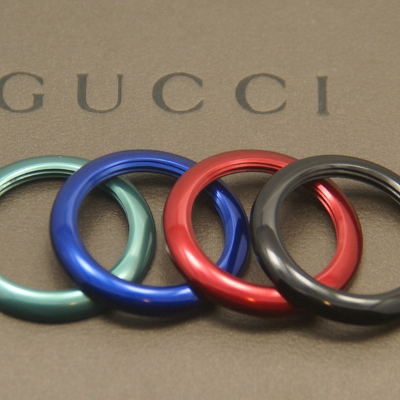 Gucci | Jewelry | Vintage Set Of 4 Gucci Metal Bezels For The 10 11122 ...